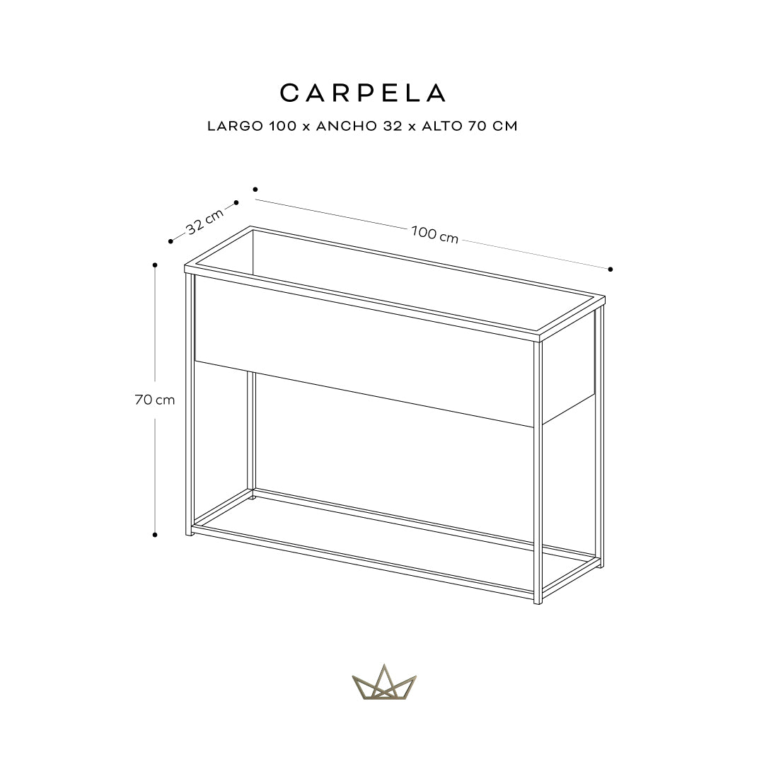 Macetero Carpela – Bonhomía Verde